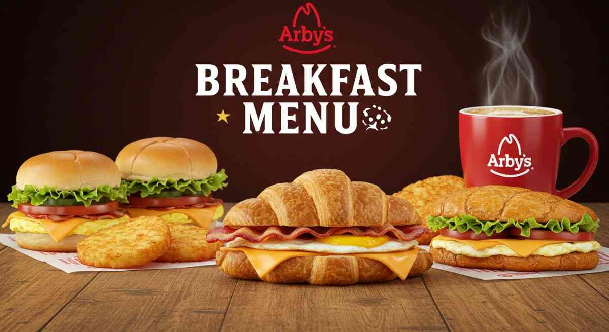 Arby's Delicious Breakfast menu 2025 - Hours , Prices & Full Items list